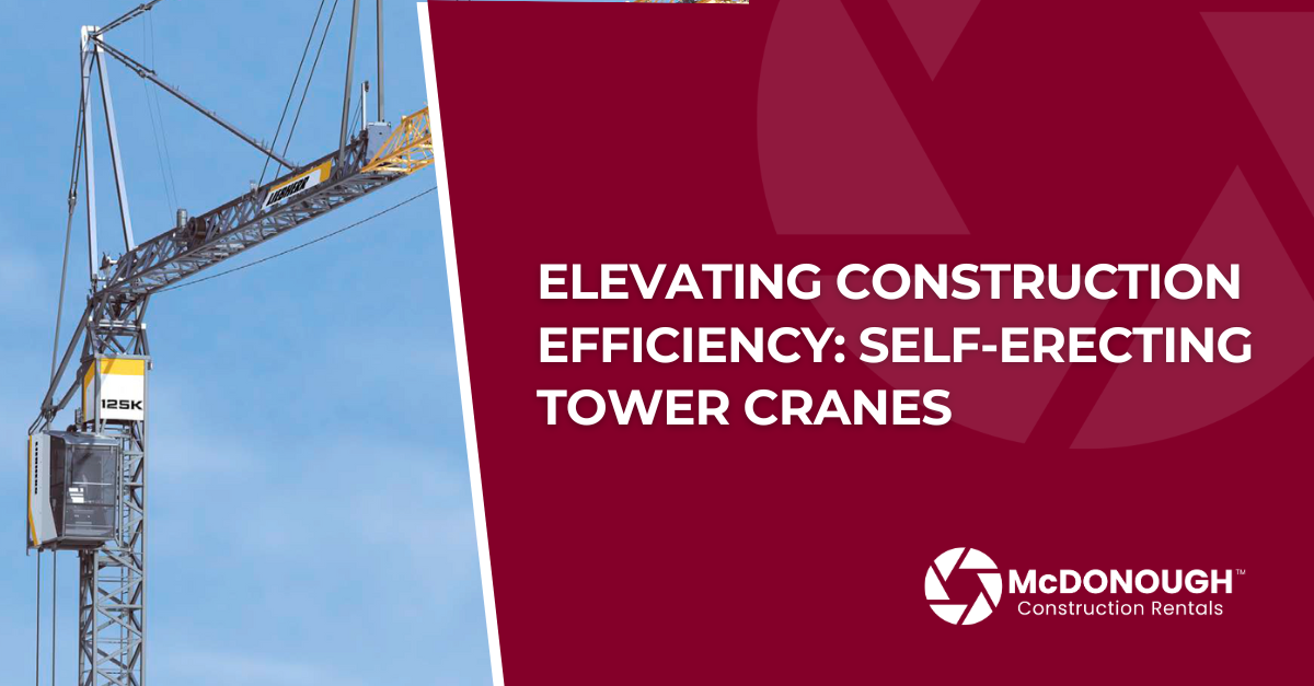 Elevating Construction Efficiency with Self-Erecting Tower Cranes